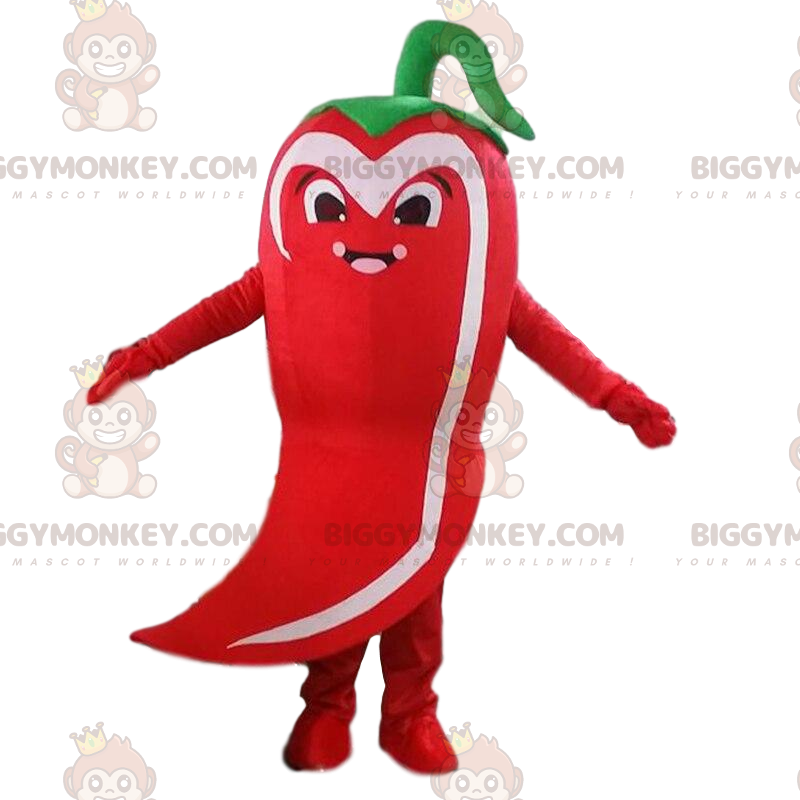 Giant Chili Pepper BIGGYMONKEY™ Mascot Costume
