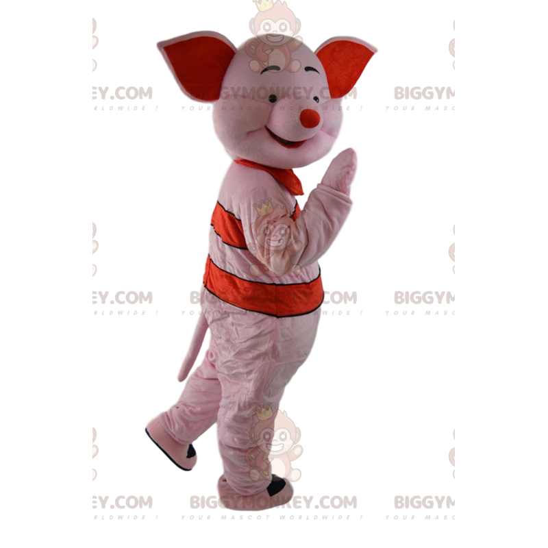 Traje de mascote BIGGYMONKEY™ de Piglet, o famoso