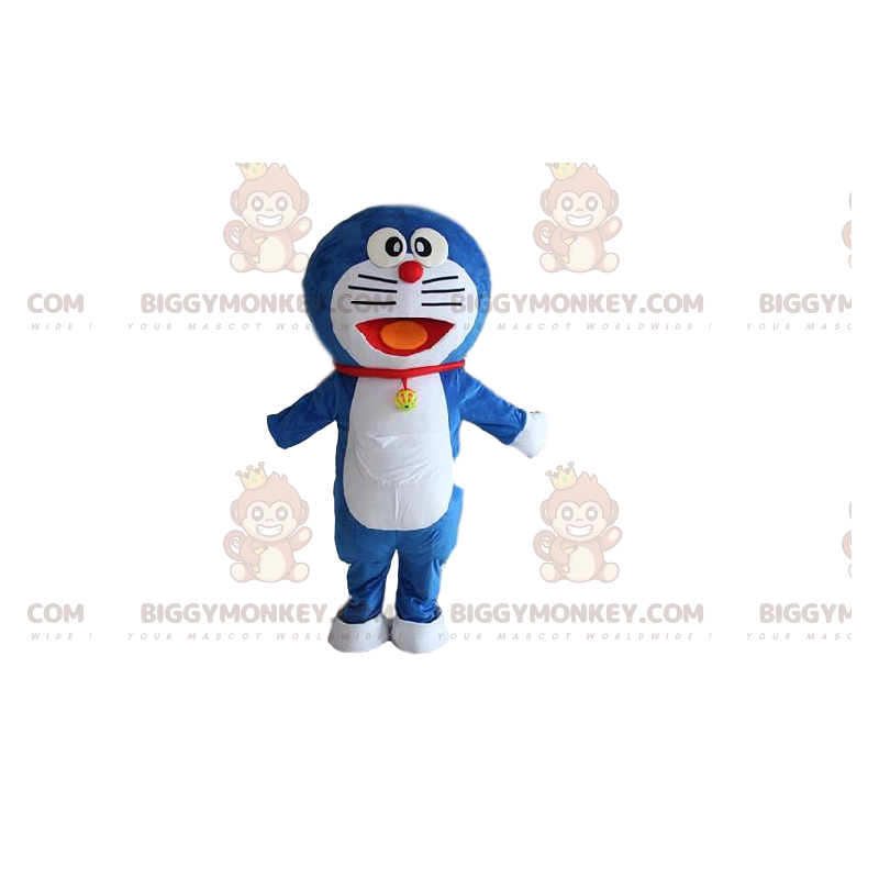 BIGGYMONKEY™ mascot costume of Doraemon, famous