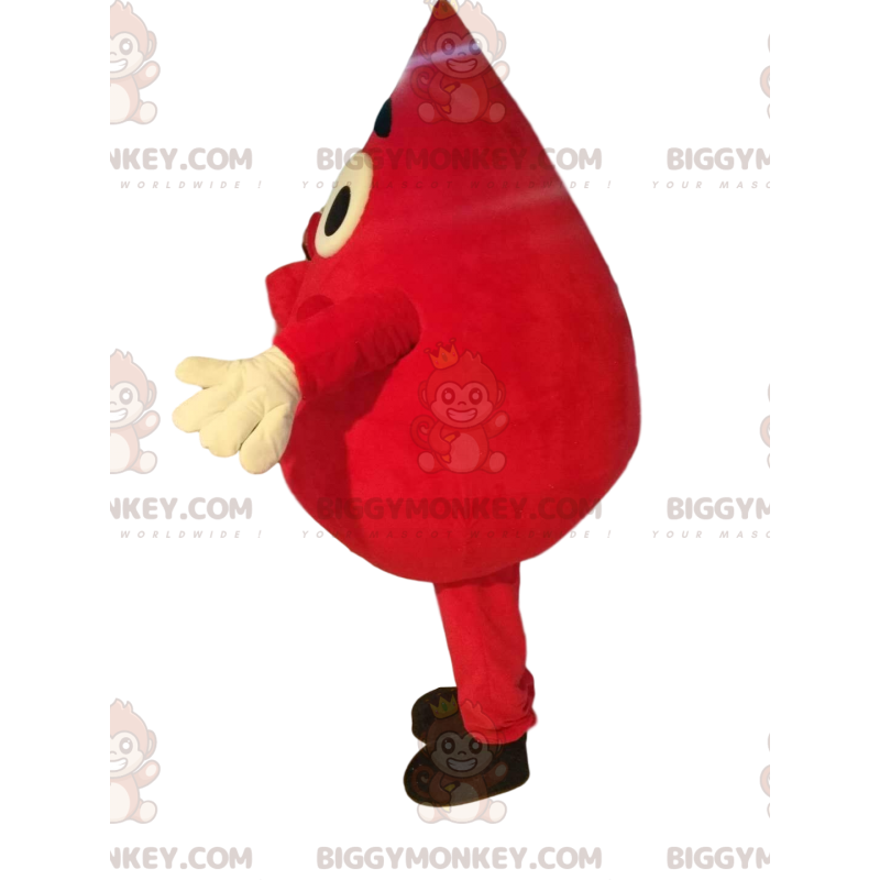 Very Cheerful Red Blob BIGGYMONKEY™ Mascot