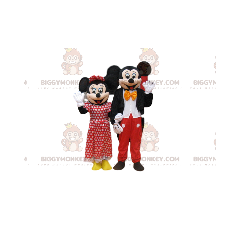 Mickey Mouse and Minnie BIGGYMONKEY™ Mascot