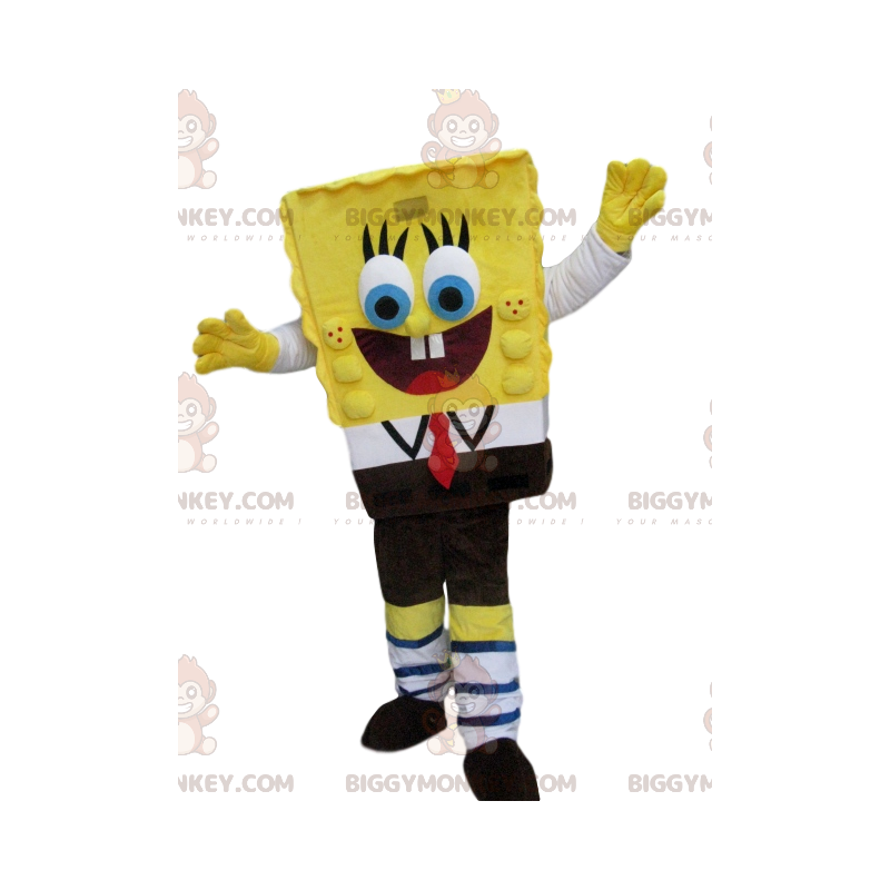 Super Happy Spongebob BIGGYMONKEY™ Mascot Costume