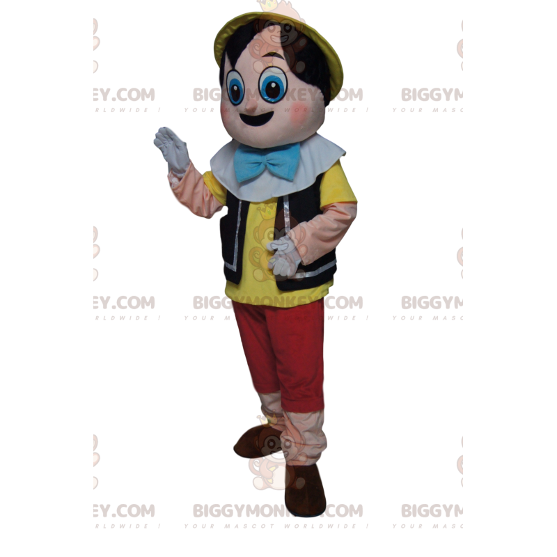 BIGGYMONKEY™ Pinocchio Mascot Costume With Big