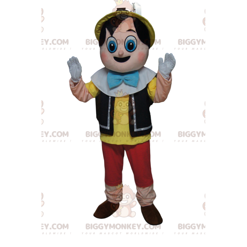 BIGGYMONKEY™ Pinocchio Mascot Costume With Big