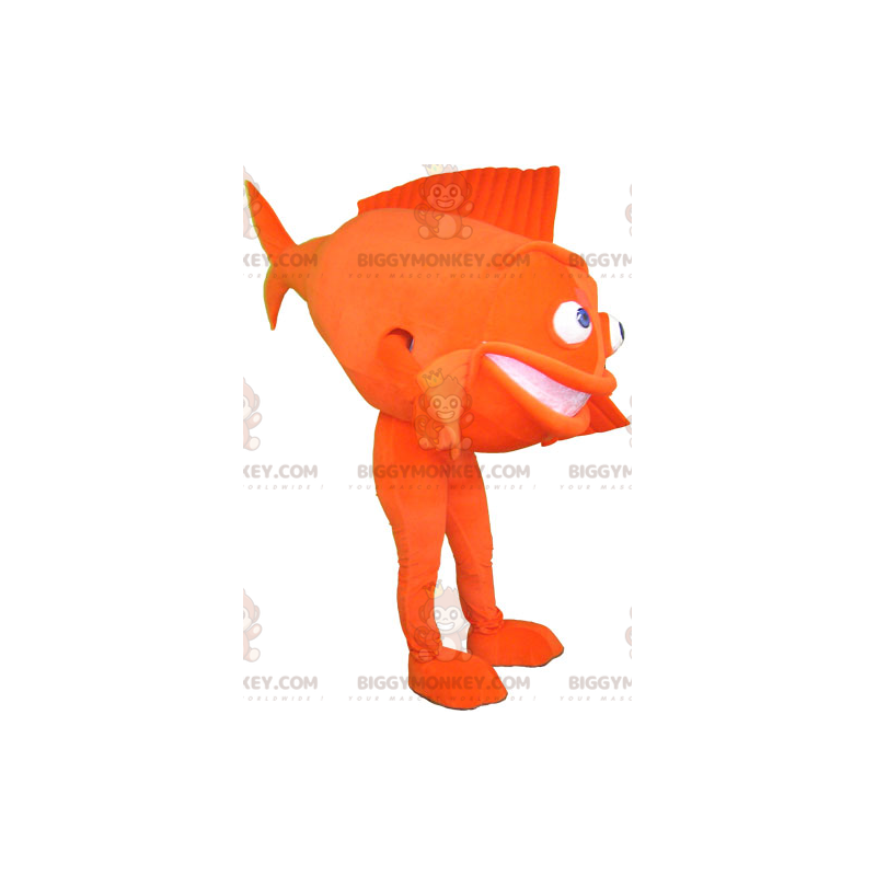 Orange Fish BIGGYMONKEY™ Mascot Costume