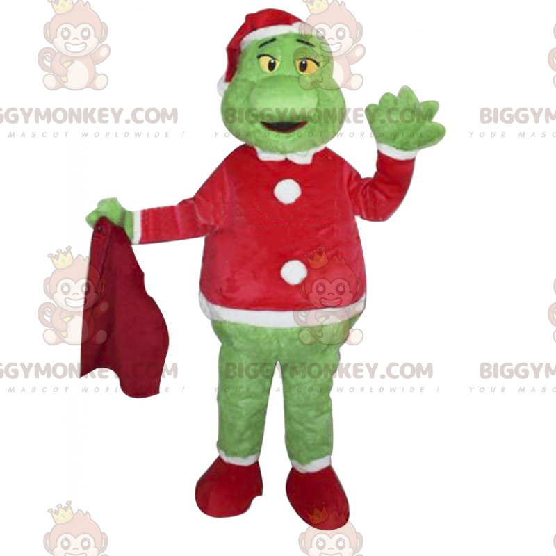 Grinch BIGGYMONKEY™ Mascot Costume Christmas