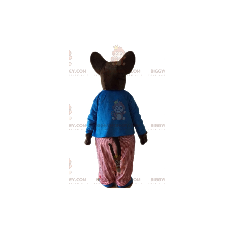 BIGGYMONKEY™ Fat Brown Mouse Rat Mascot Costume