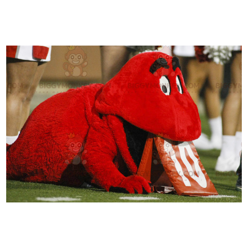Little Red Monster Red Man BIGGYMONKEY™ Mascot