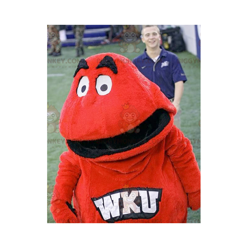 Little Red Monster Red Man BIGGYMONKEY™ Mascot