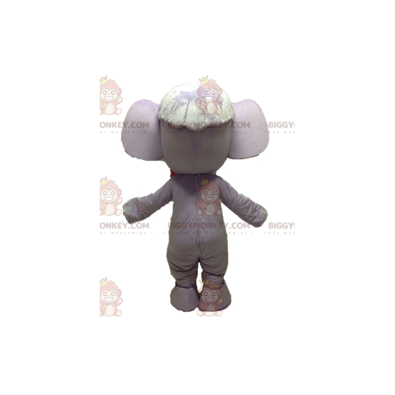 Purple and Pink Elephant BIGGYMONKEY™ Mascot